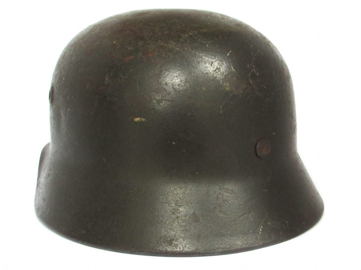 WWII German Single Decal M40 SS Combat Helmet – F.W. Quist Q66 – RJ ...